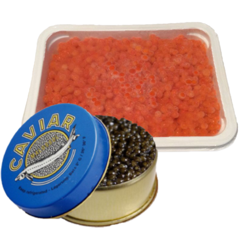250g Paddlefish Caviar + 1kg Peter Pan Salmon Roe – Ocean Fresh Inc